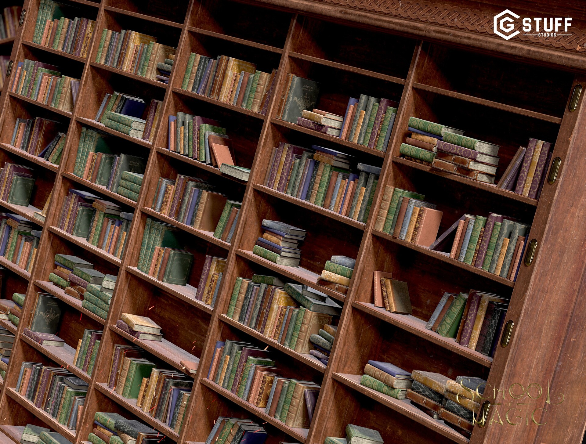 CGStuff Studios - Bookshelf