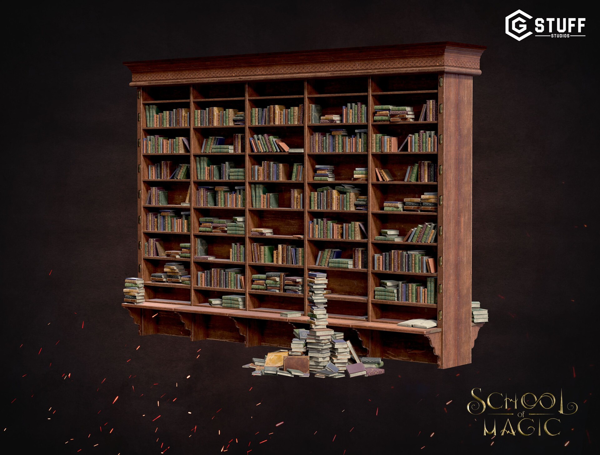 CGStuff Studios - Bookshelf