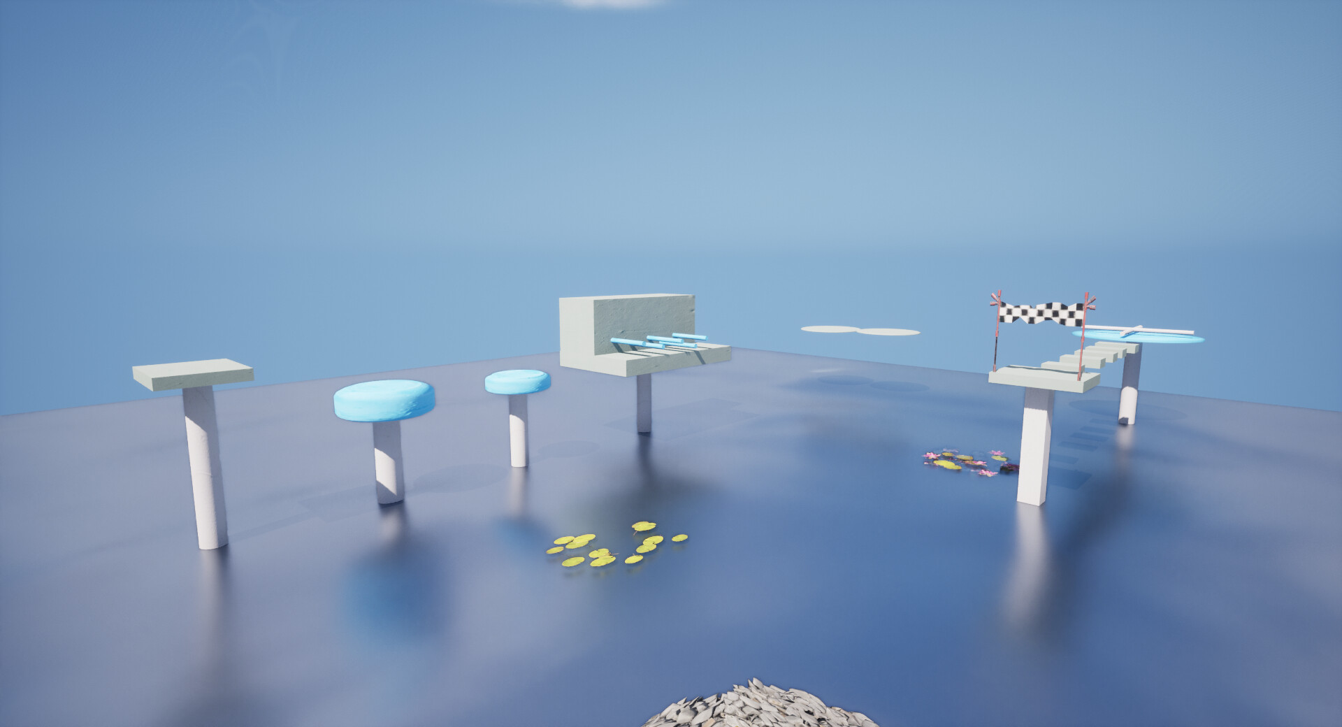 ArtStation - Wipeout Themed Parkour Game