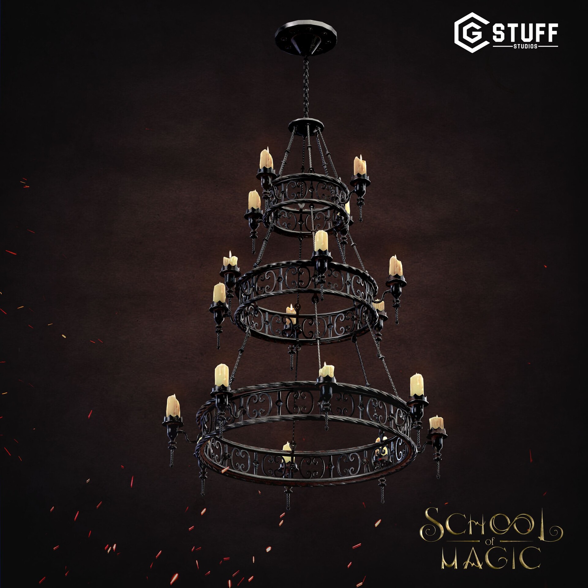 CGStuff Studios - Chandelier