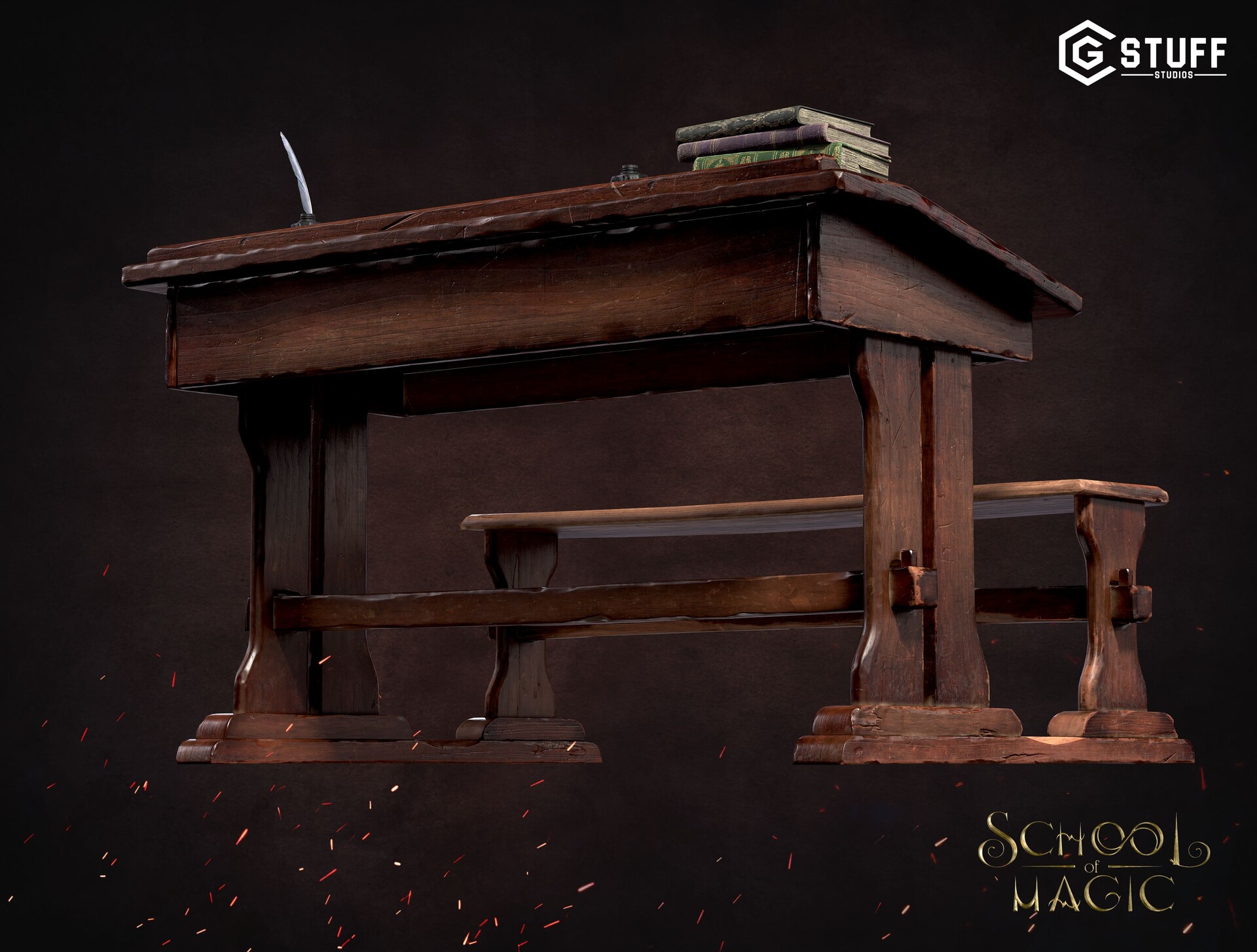 CGStuff Studios - Classroom Table