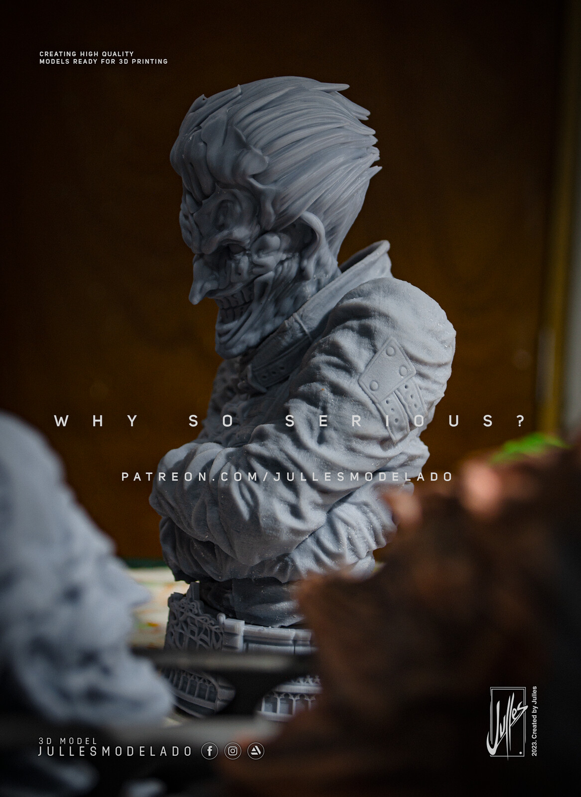 Julles Modelado - Why so Serious? for 3d Print