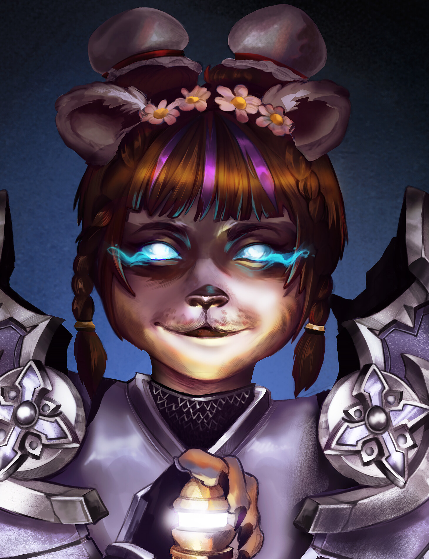 ArtStation - Pandaren Blood DK Comission (WoW char)