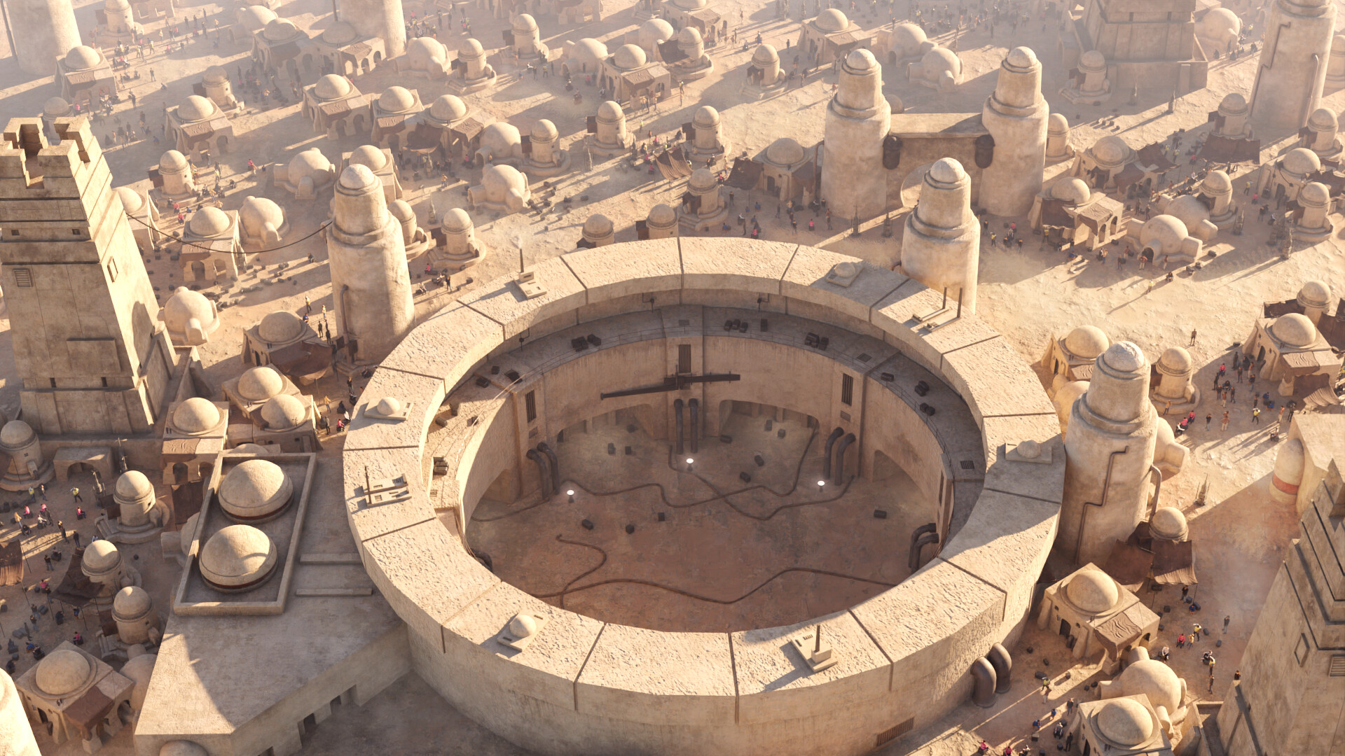 ArtStation - Desert Town-Mos Eisley