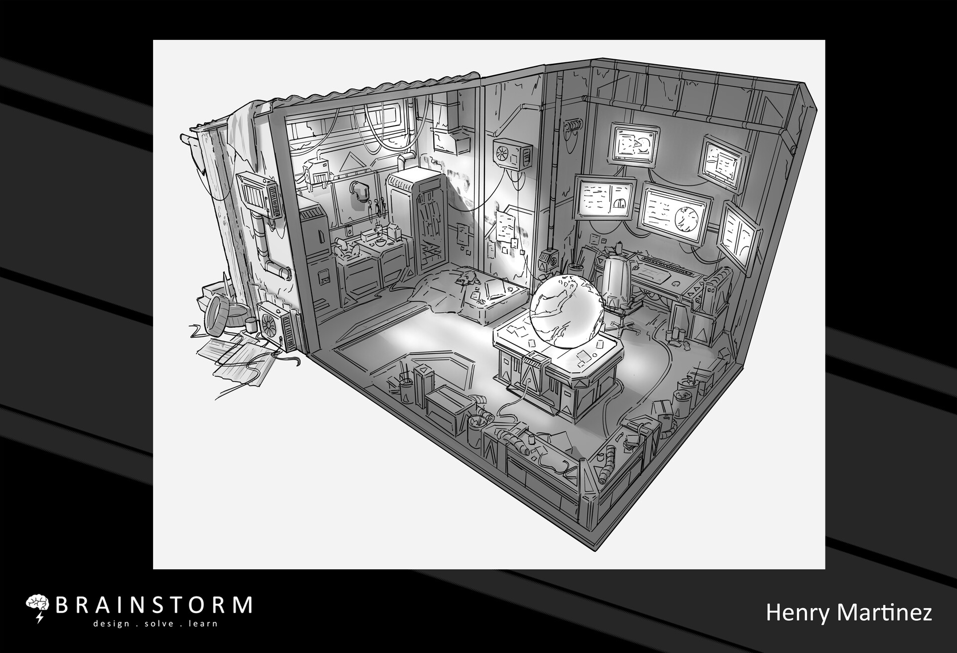 ArtStation - Hacker's Hideout