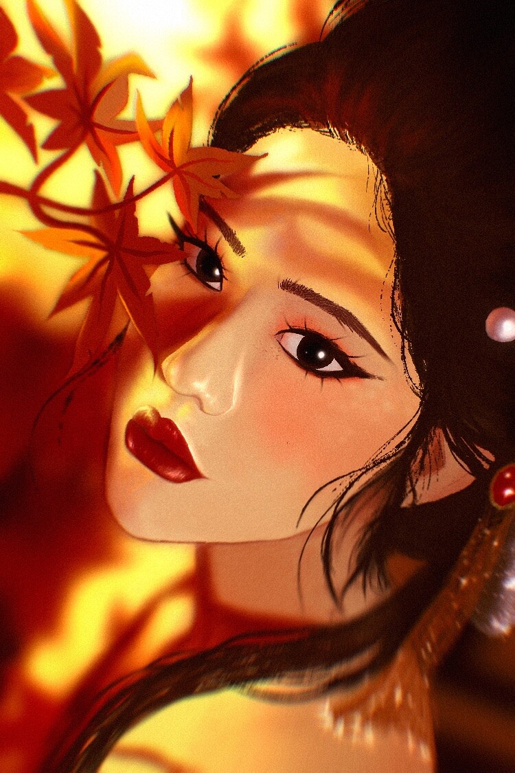 ArtStation - Lights+Shadows study 🧡🍂