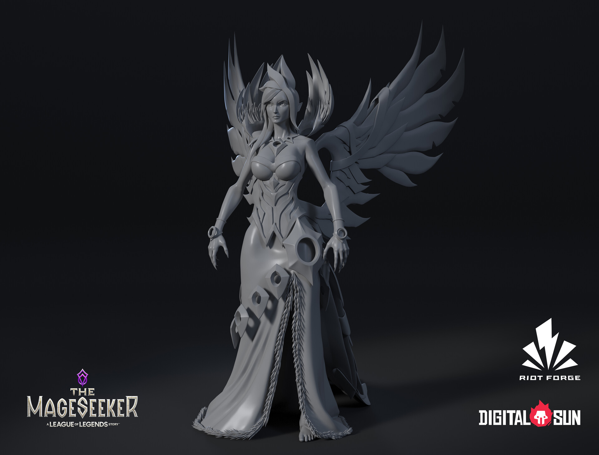 João Vinicius - Morgana Statue - The Mageseeker: A League of Legends Story