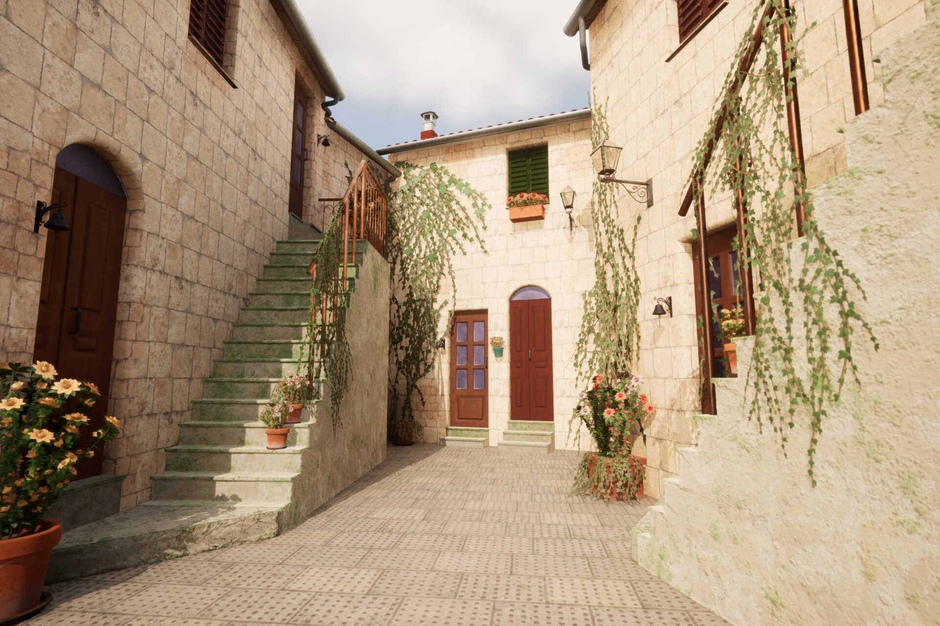 ArtStation - Italian alley