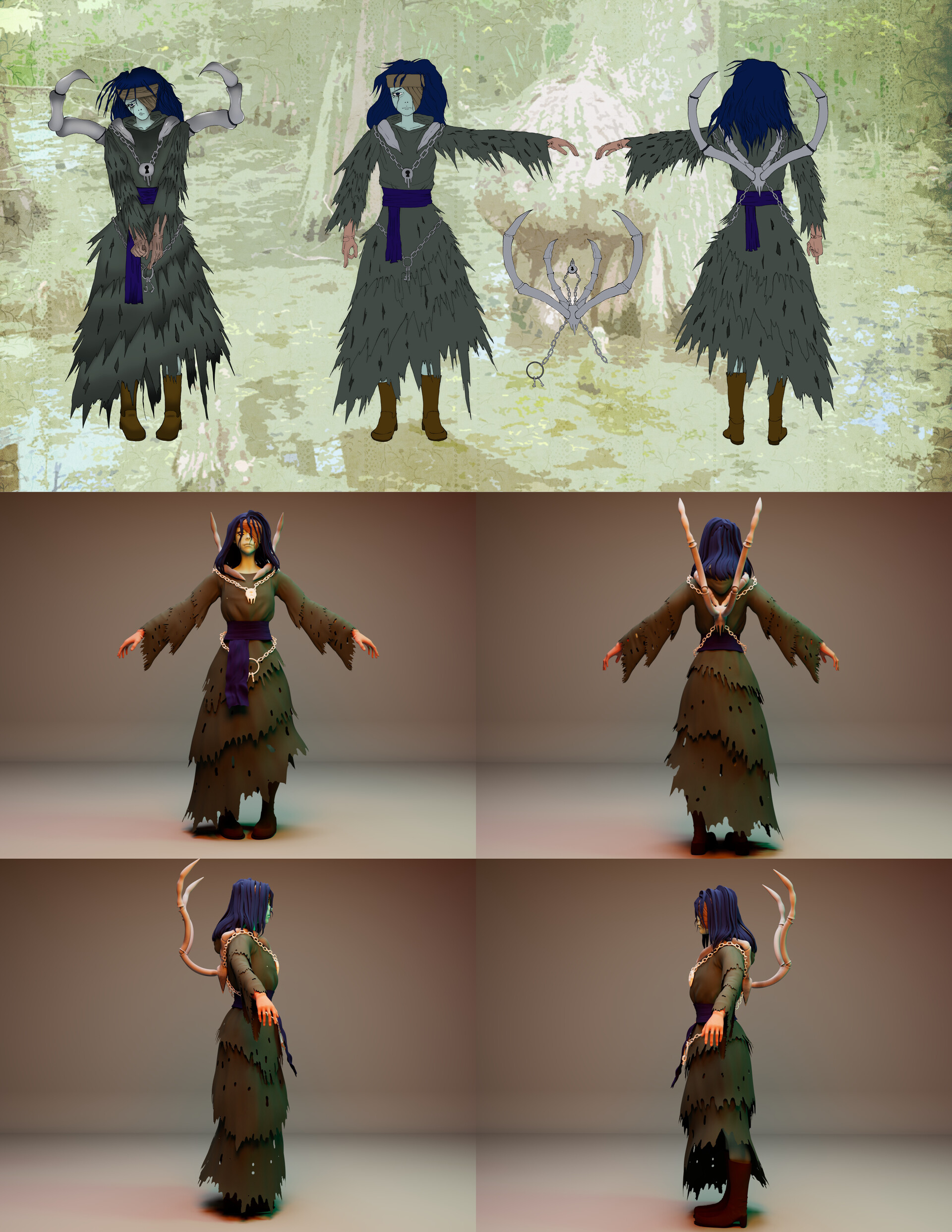 ArtStation - Swamp Lady