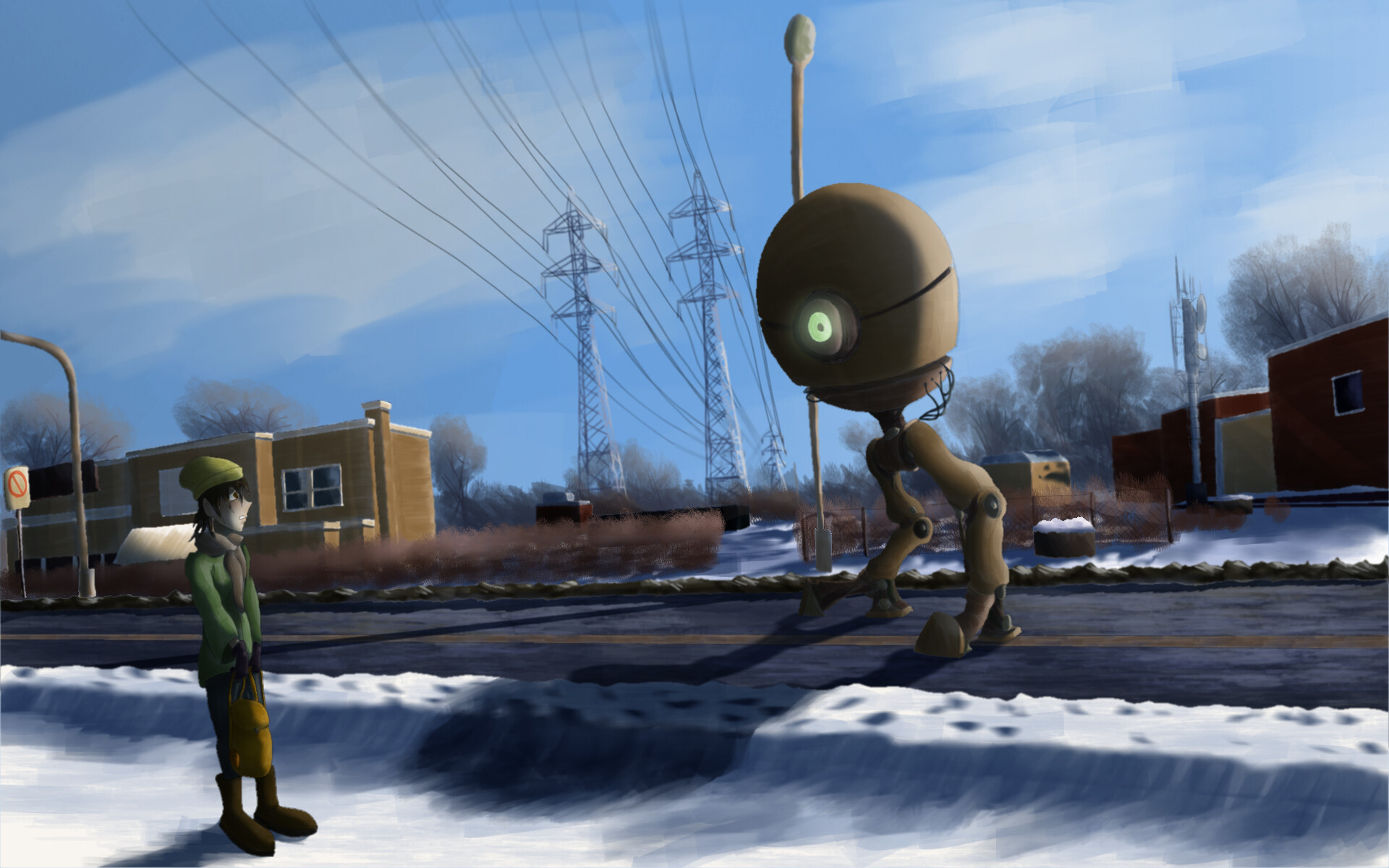 ArtStation - The Snow Wanderer