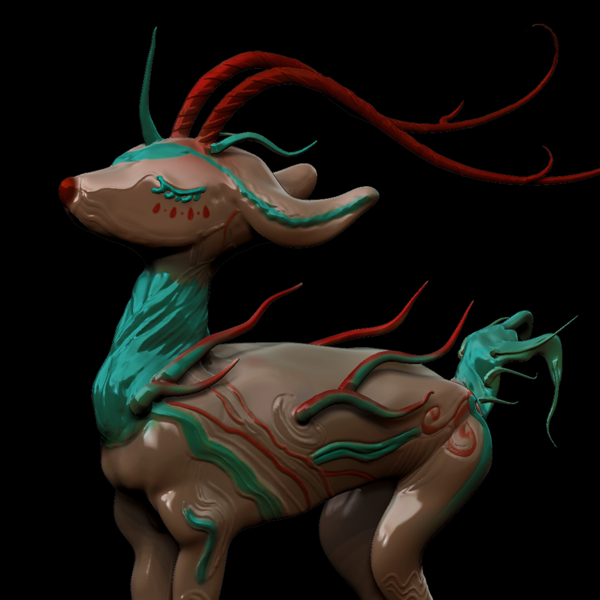 ArtStation - Magic Deer