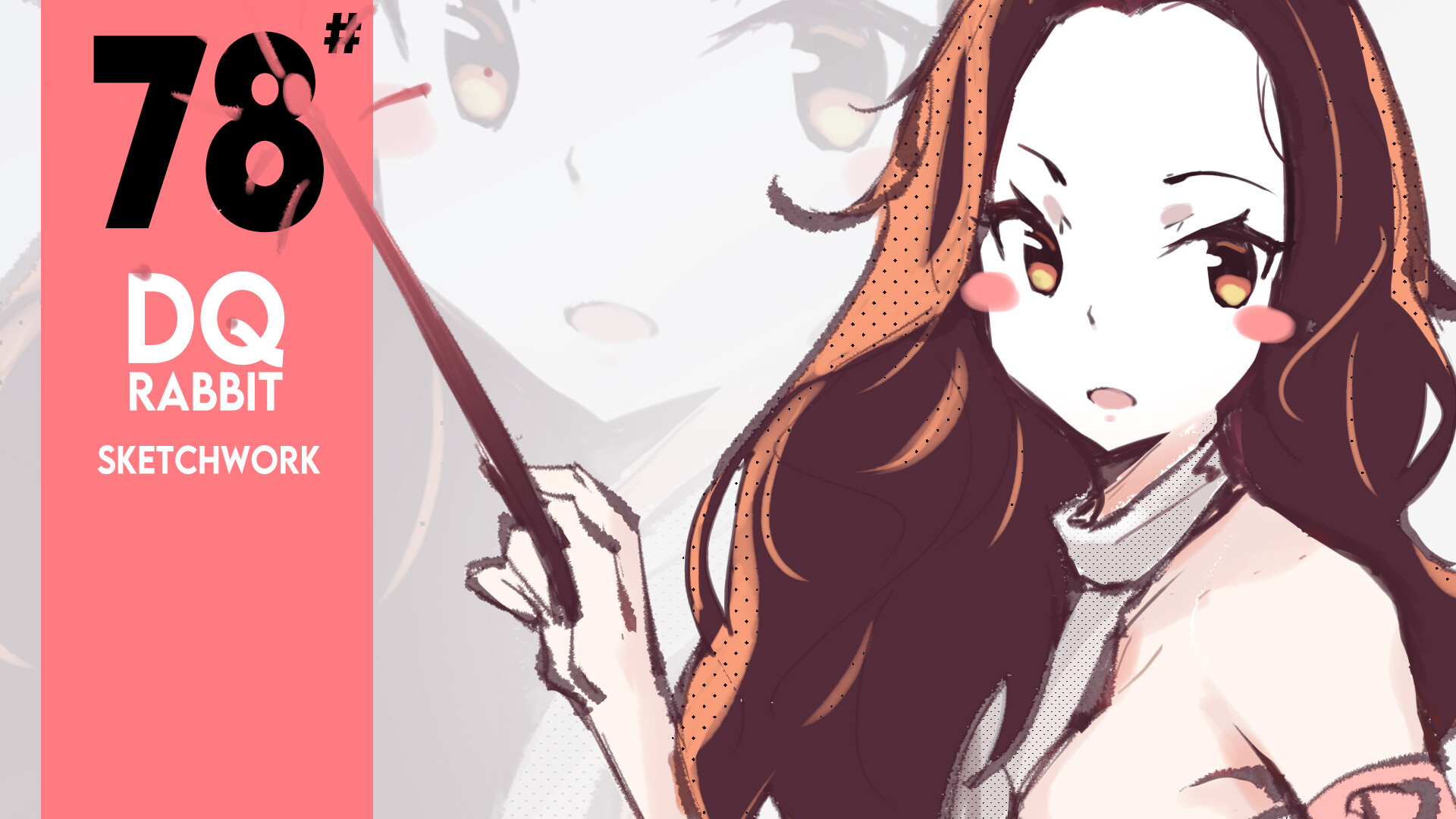 ArtStation - 【超速速途系列】【78】敲纯欲韩系OL二次元美少女速写速涂~Mr.