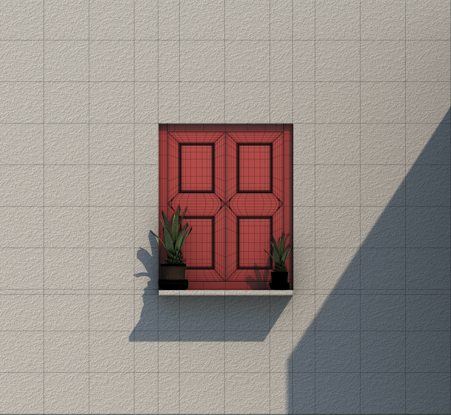 ArtStation - Wall With Window 3D