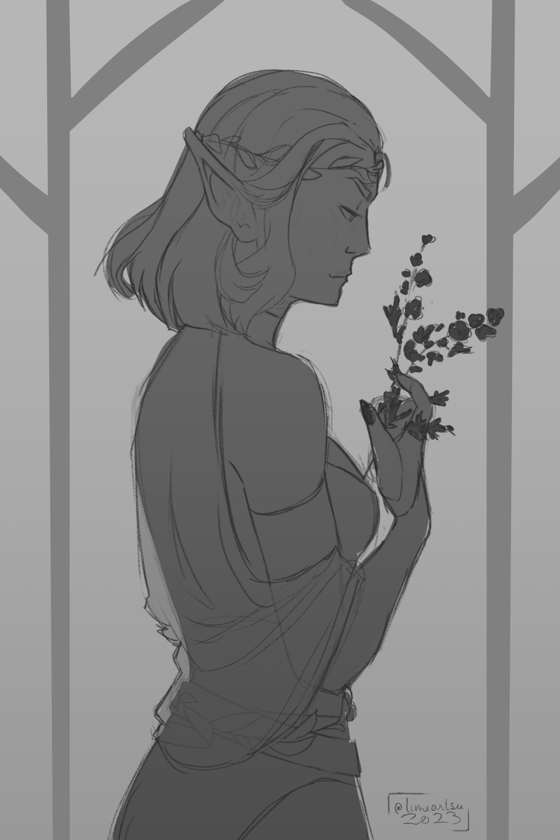 Lime Artsu - Character Illustration: Meridia