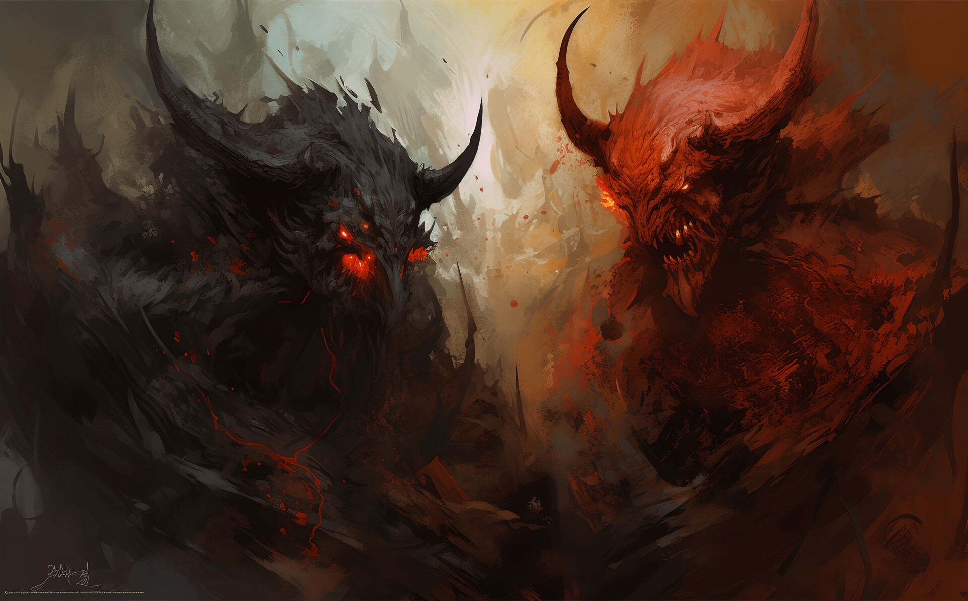 ArtStation - Eternal Convergence: Void and Blaze