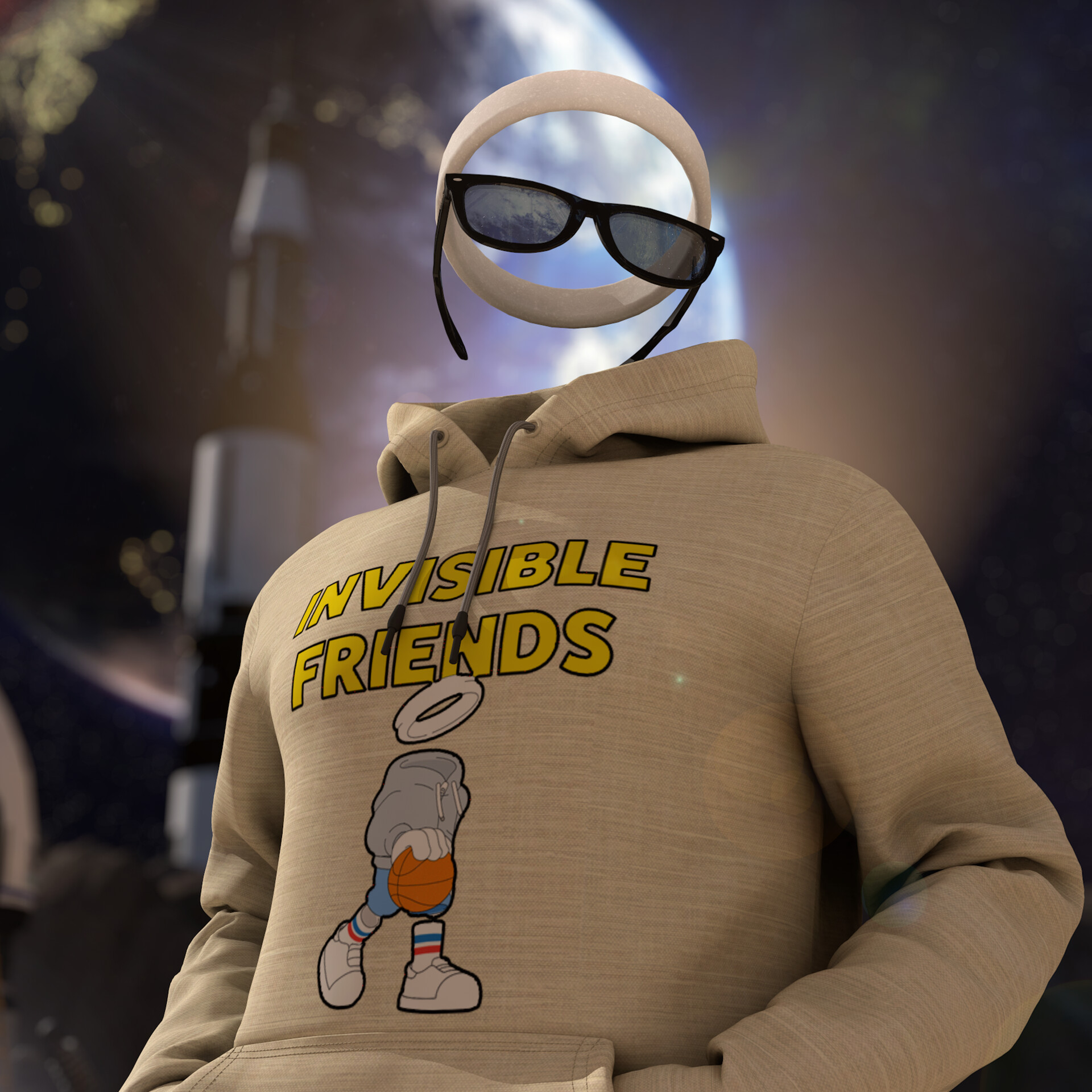 ArtStation - invisible friend 3D