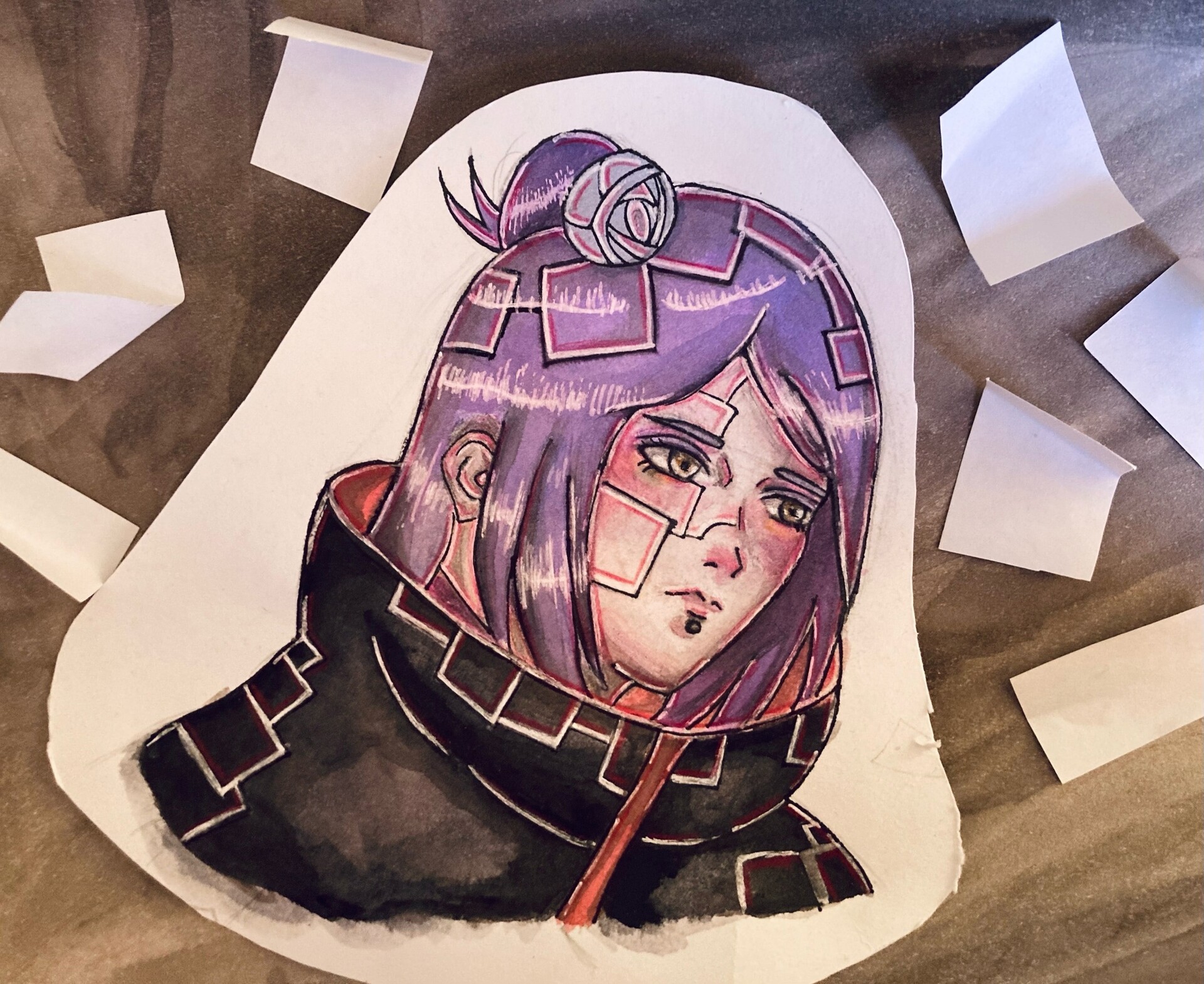 Naruto Konan Drawing
