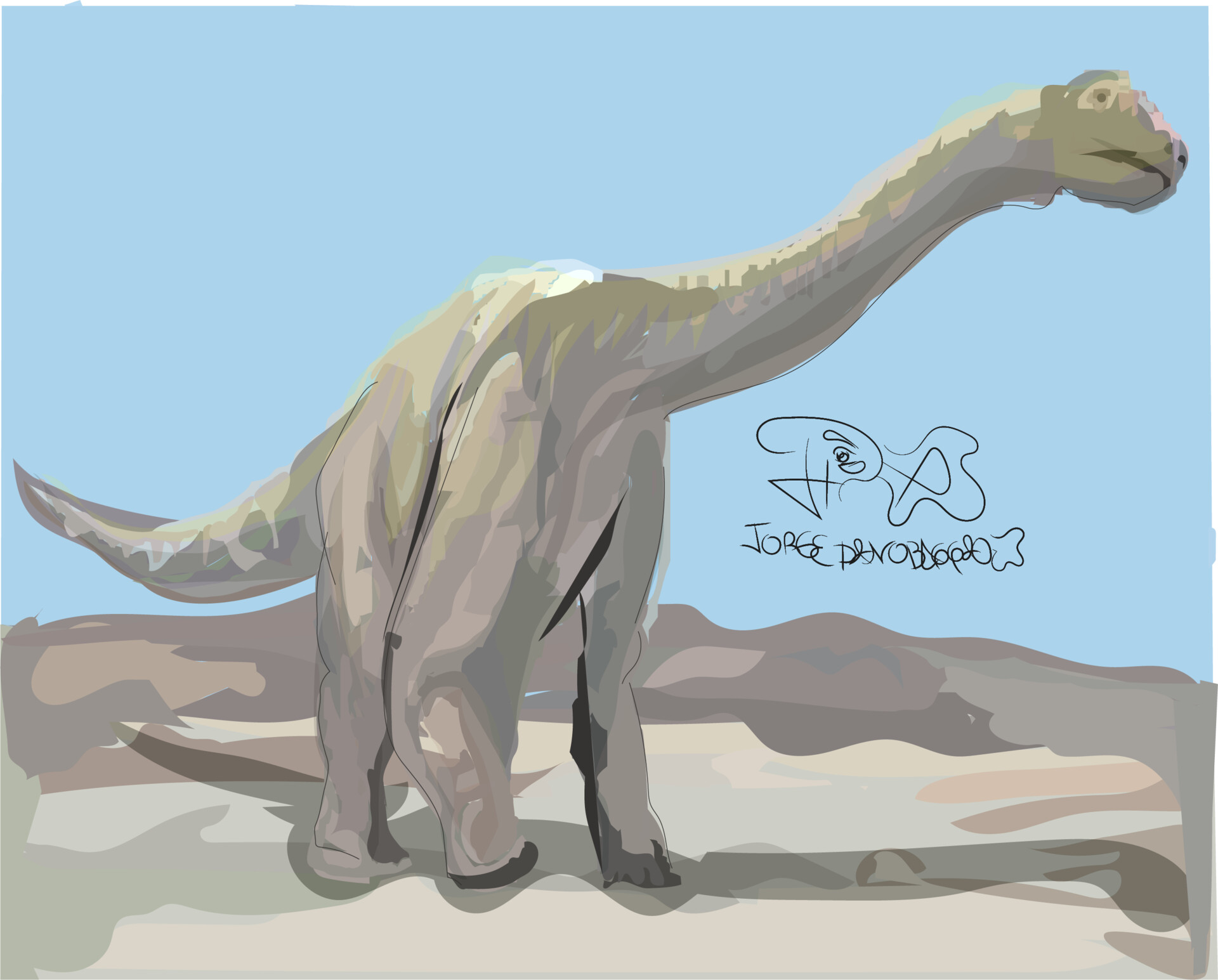 ArtStation - ARGENTINOSAUR - PREHISTORIC DINOSAUR #JORGEDINOBAGGIOX # ...