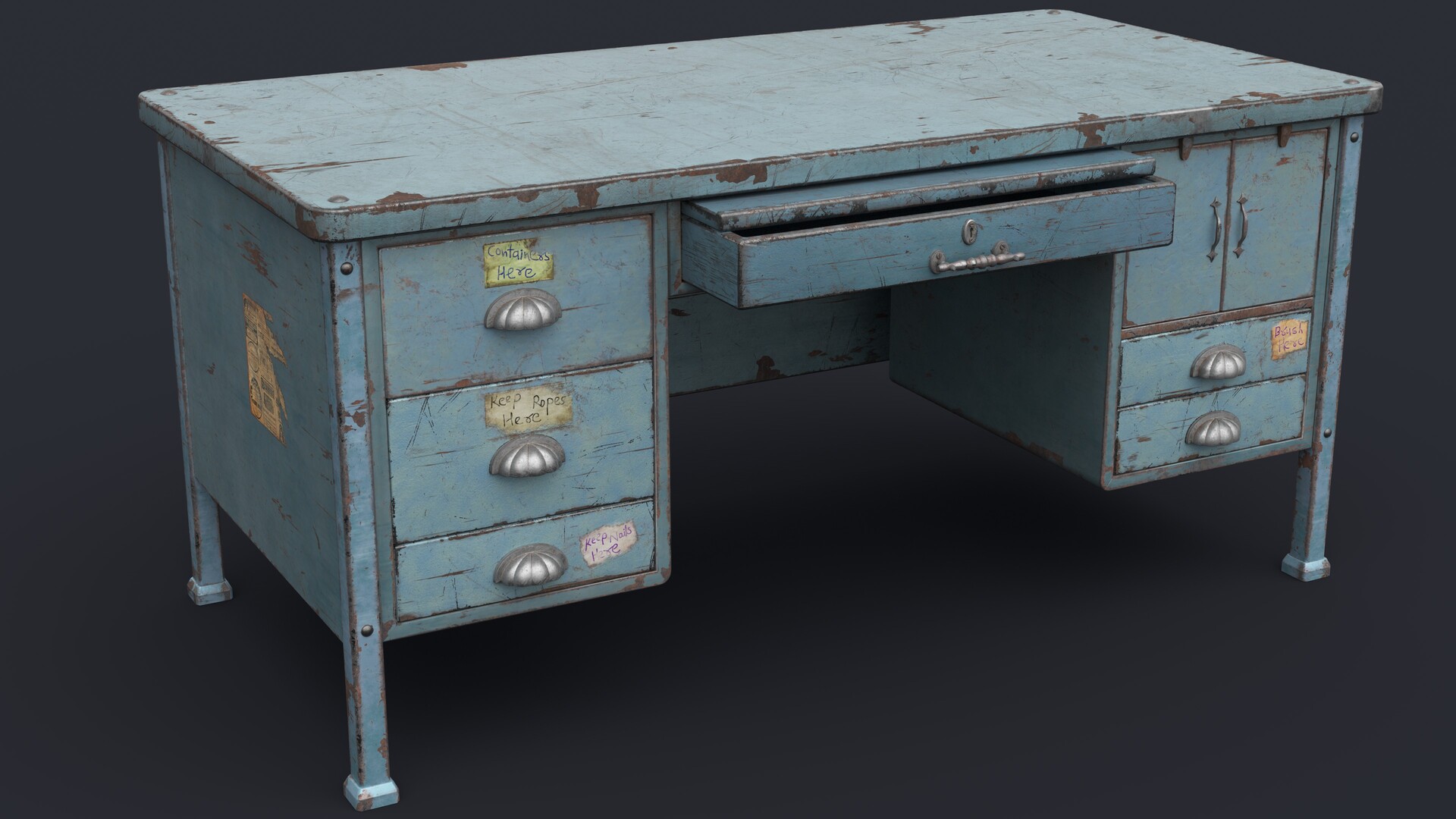 ArtStation - Old work Table