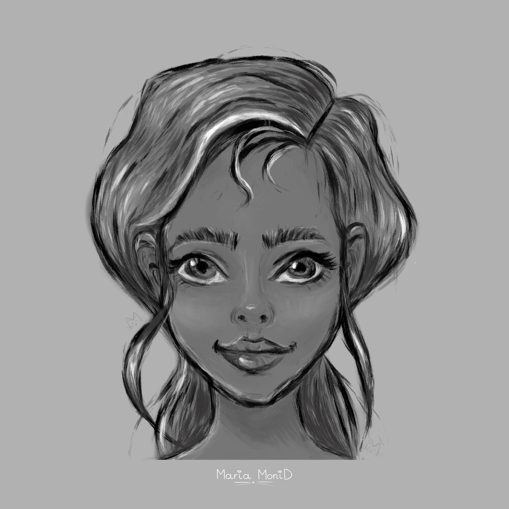 ArtStation - Girl sketch