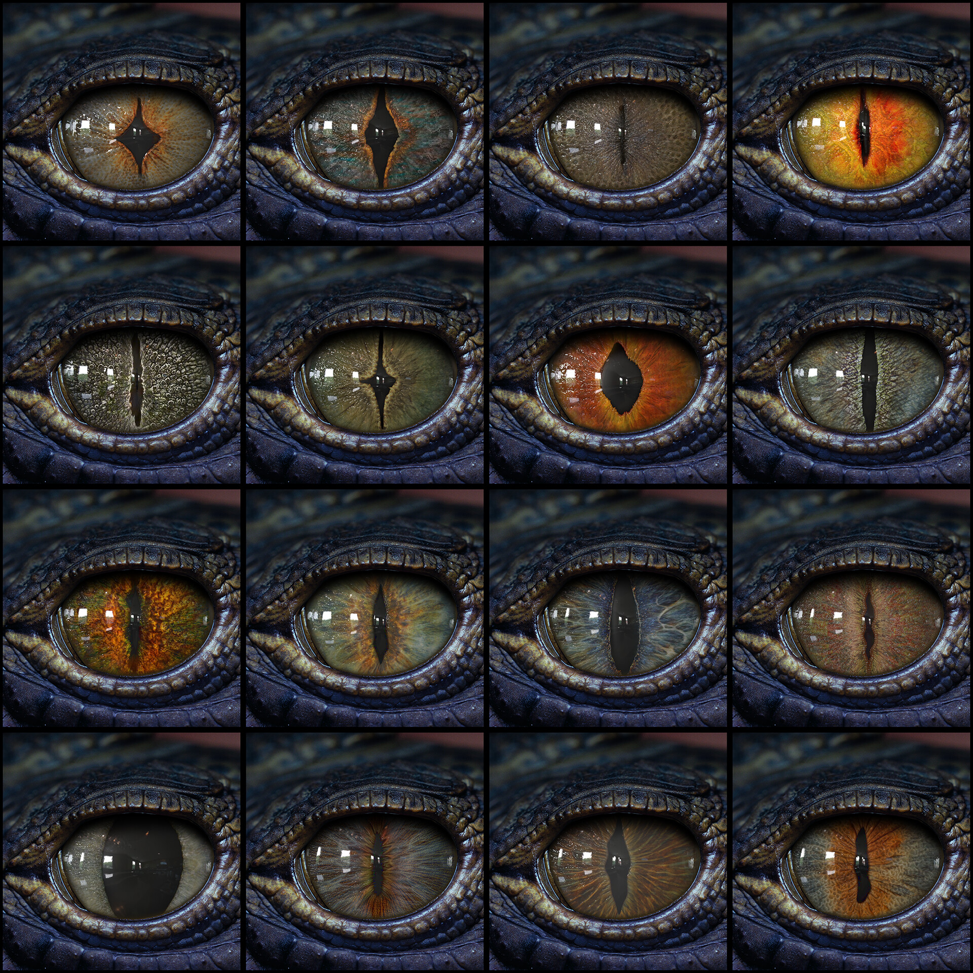 ArtStation - Creature Eyes Vol 07 - PBR