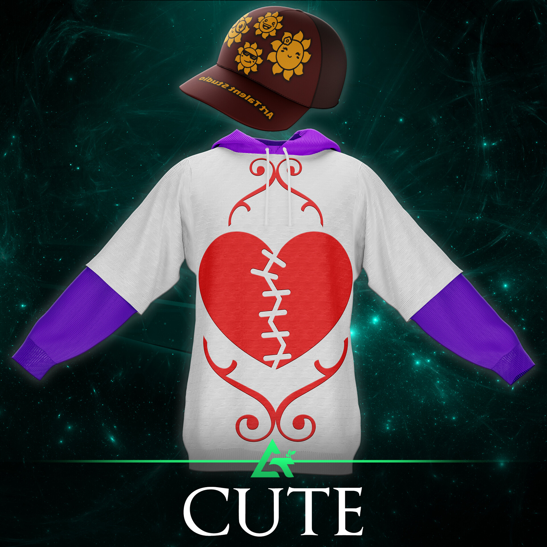 ArtStation - Cute! - 1450 Hand Painted Alpha Cute Designs (MEGA Pack ...