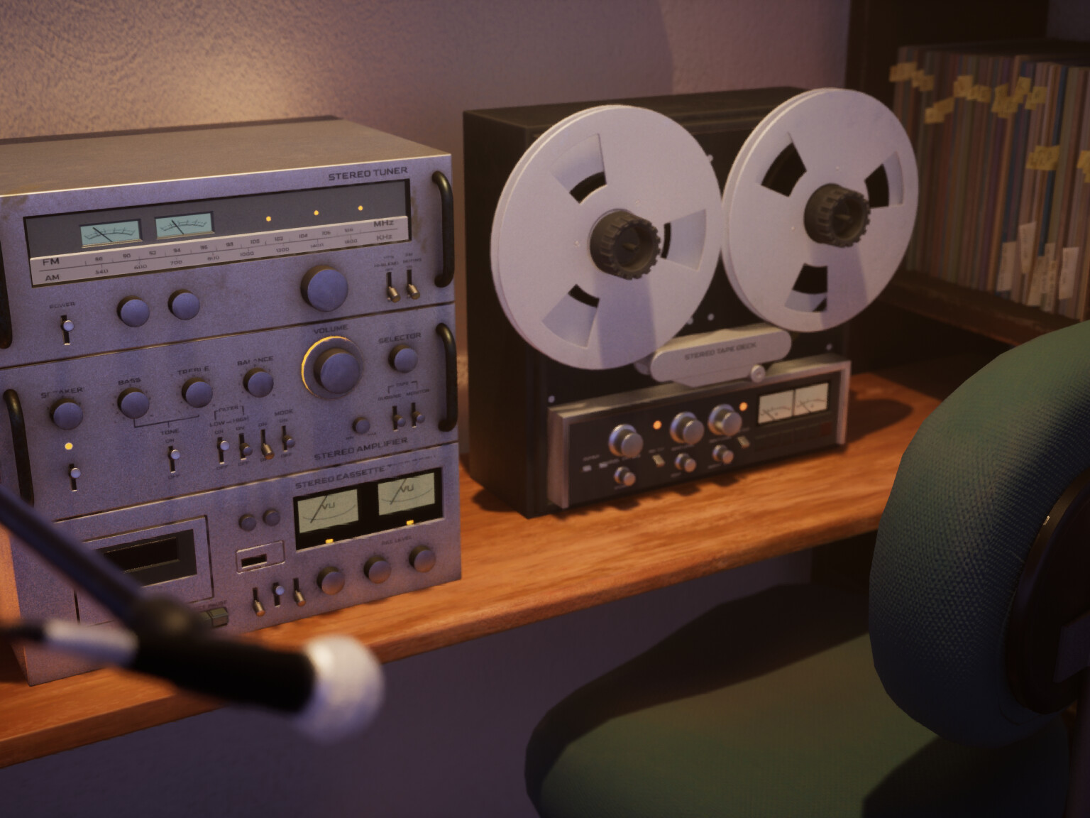 Wonji Kim - Vinyl Cafe Diorama