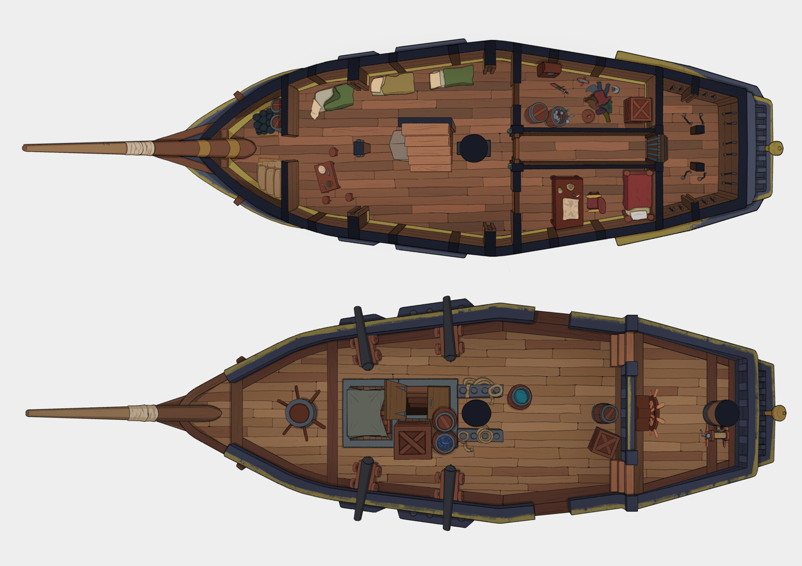Wanna - Ship battle maps