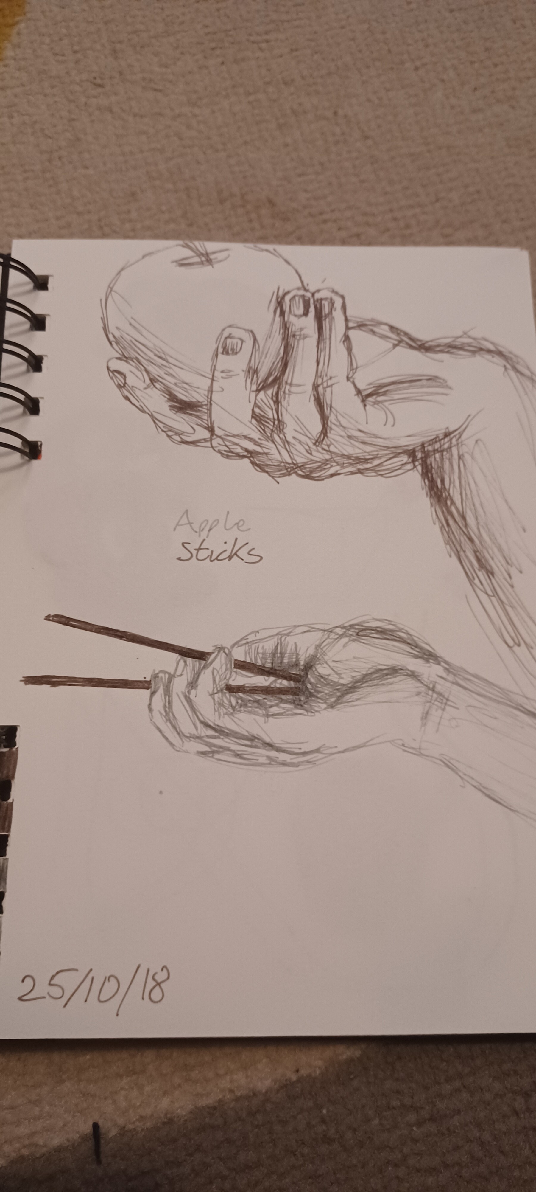 Ross Everson - Sketchbook - Hands