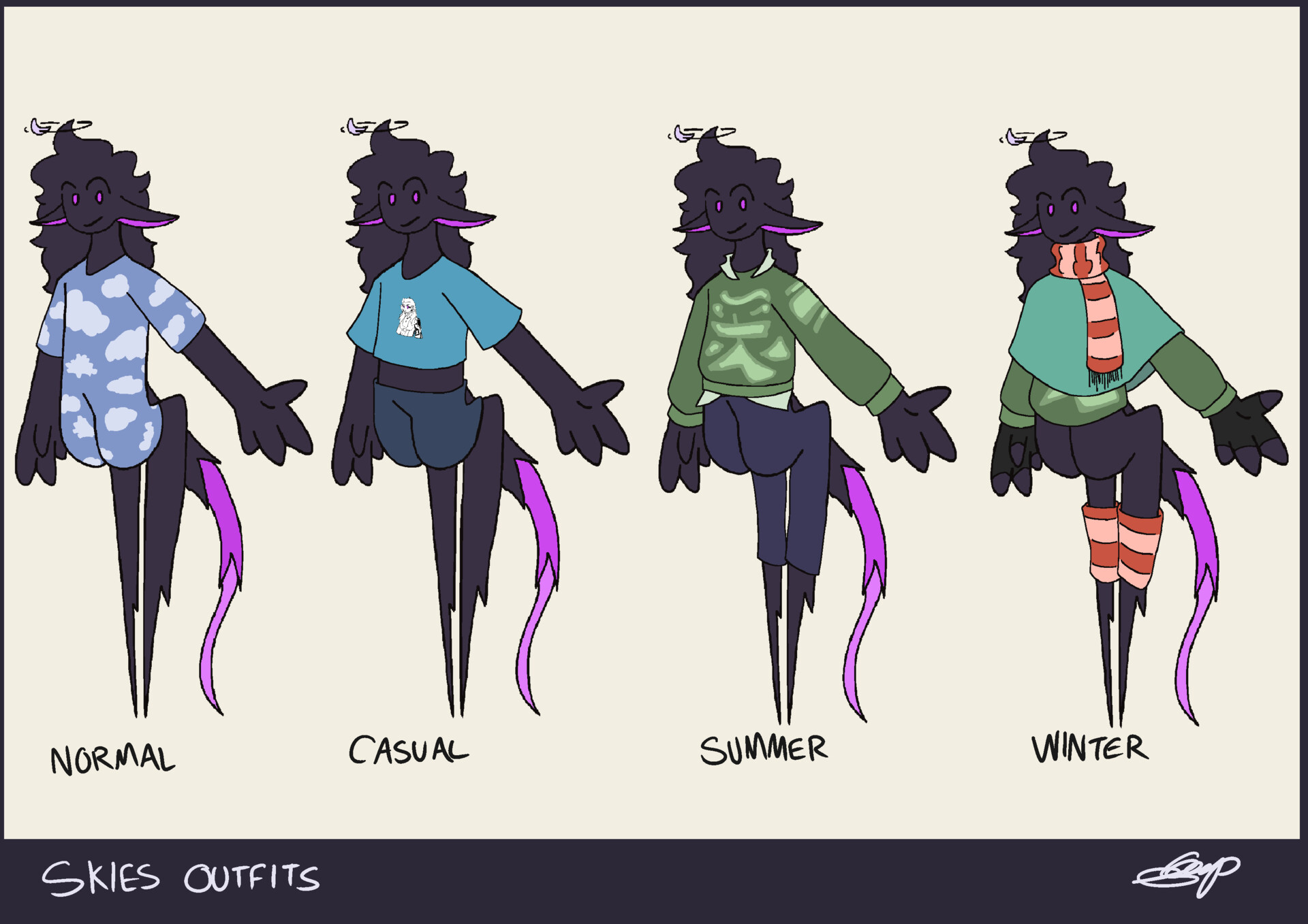 ArtStation - Skies Outfits