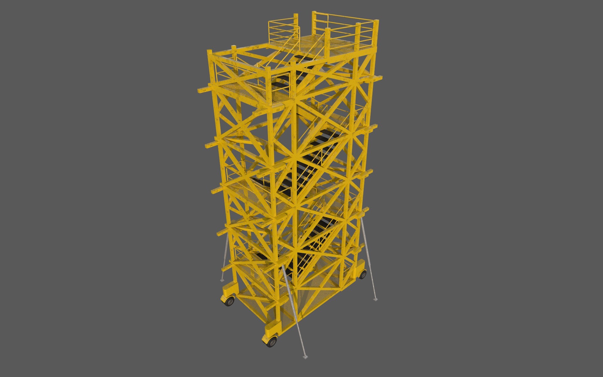 ArtStation - A Big Yellow Scaffold Took my Girl Away