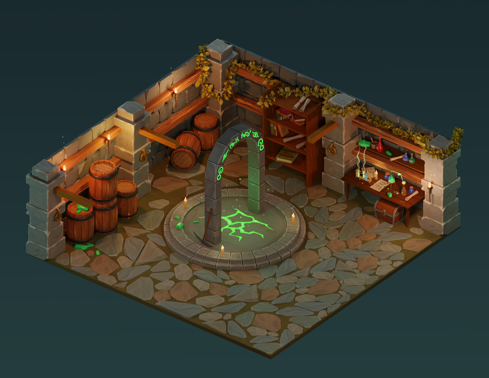 ArtStation - Magic dungeon