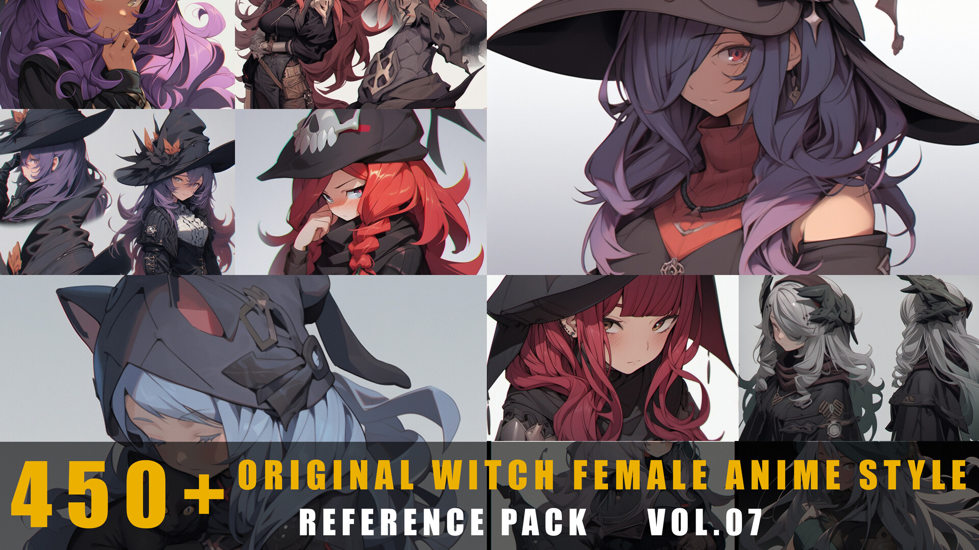 WaterLaw's Studio - 450+ Original Witch Female Anime Style - References ...