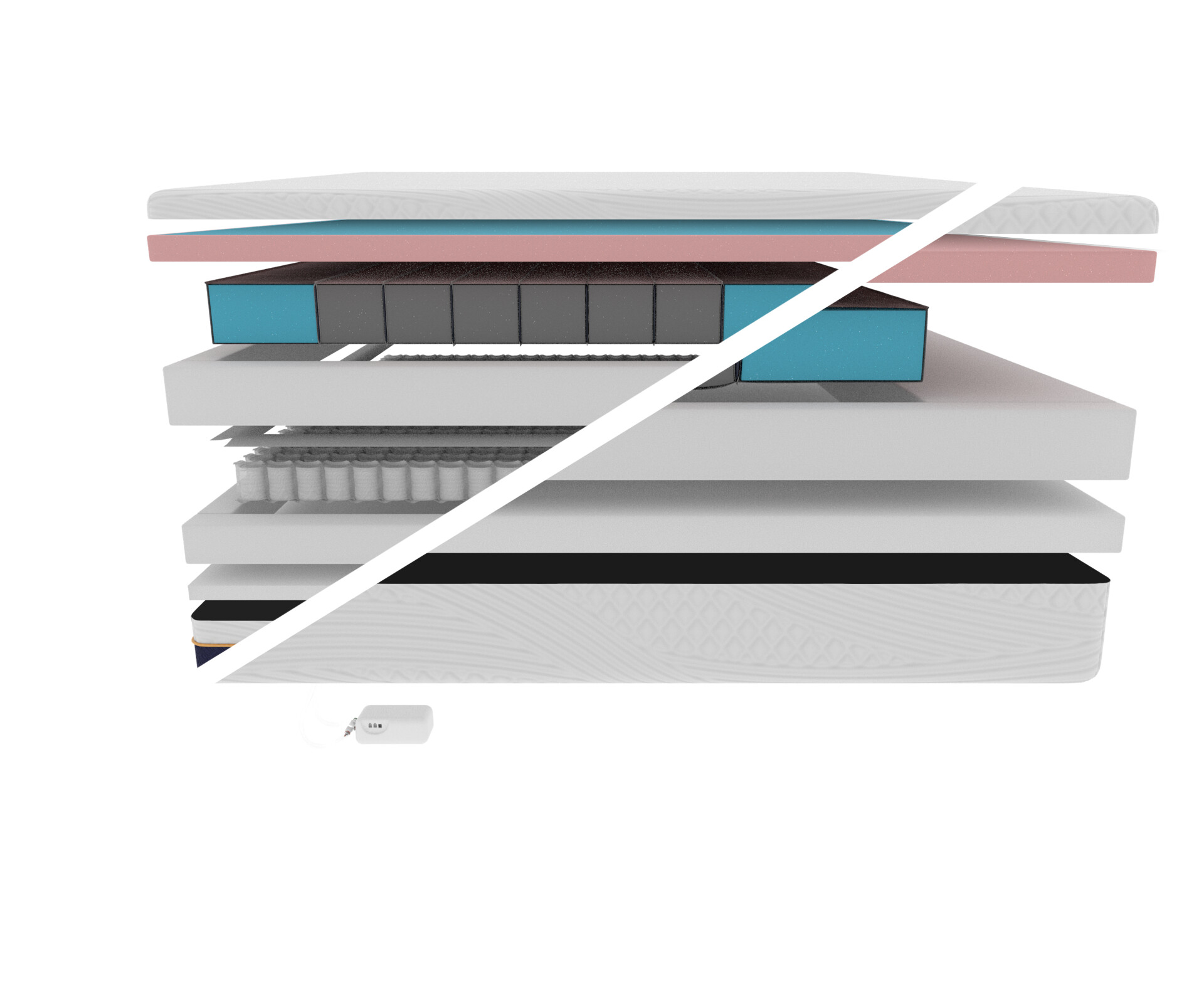 ArtStation - Exploded Mattresses (Interior Views)