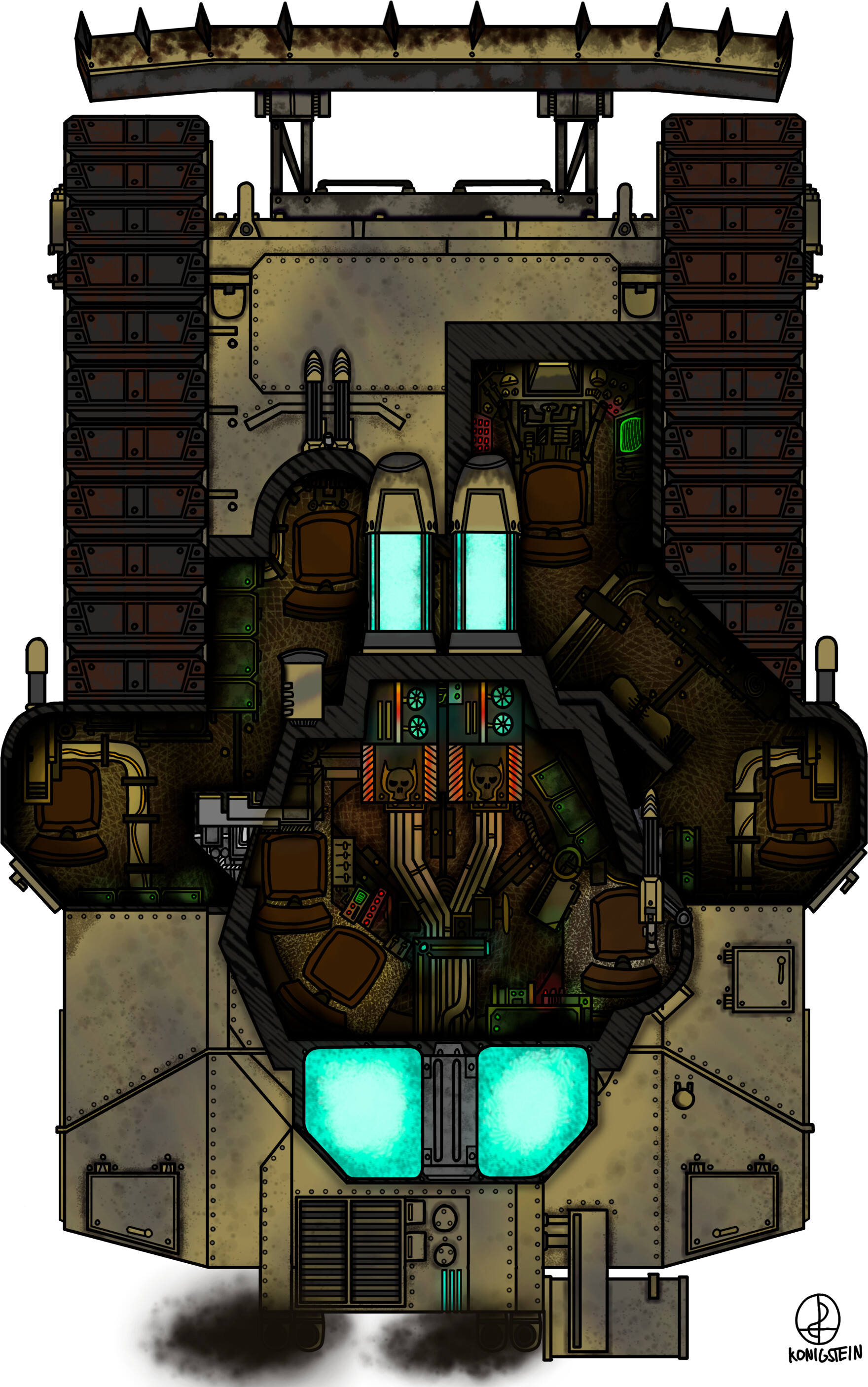 ArtStation - Arcetri-Pattern Macharius Executioner Superheavy Tank