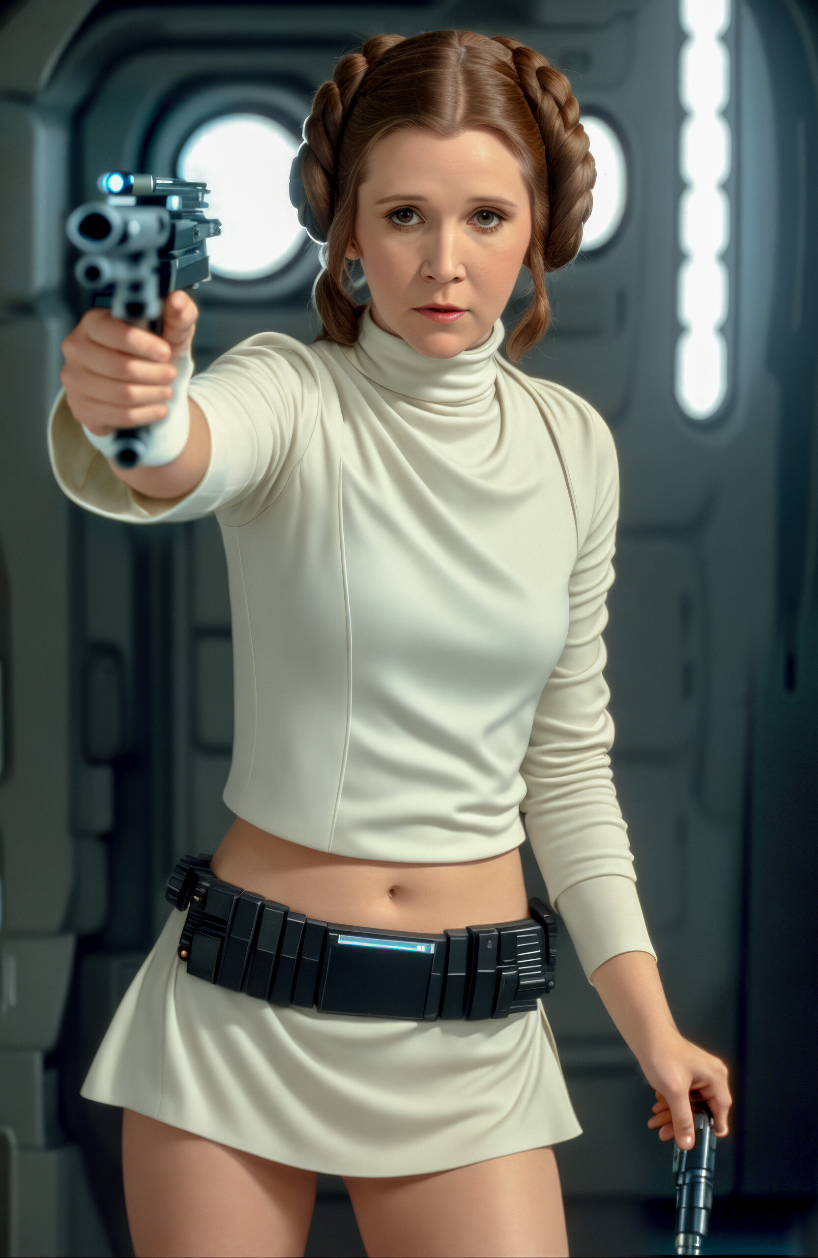 ArtStation - Princess Leia shows us how to rock a blaster with style 🔫👸