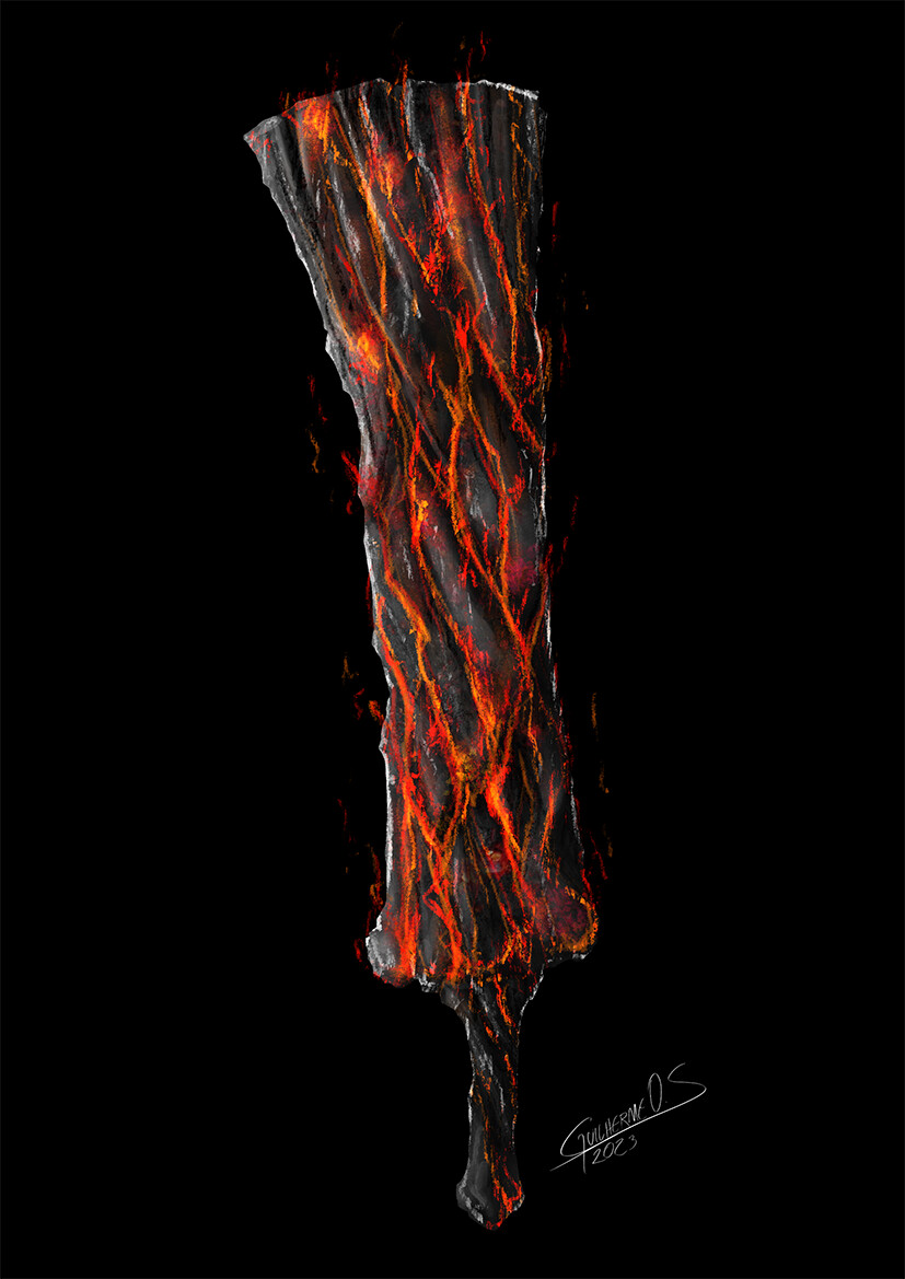 ArtStation - Volcano - Elden Ring Fanmade weapon Concept