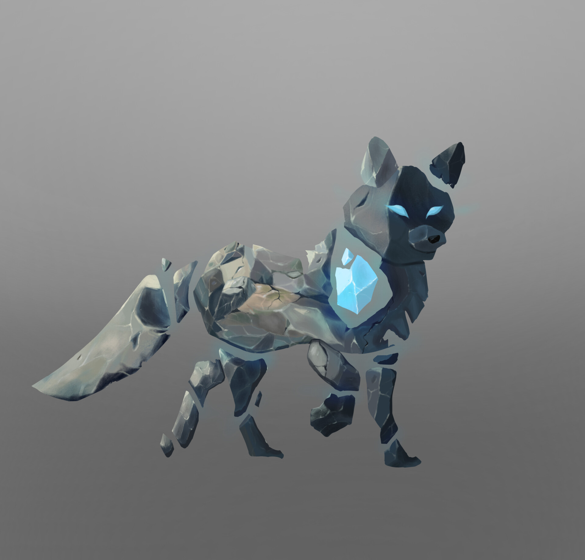 ArtStation - Stone fox