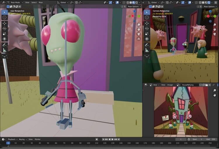 Michael “Micoo” Laxton - Invader Zim Project