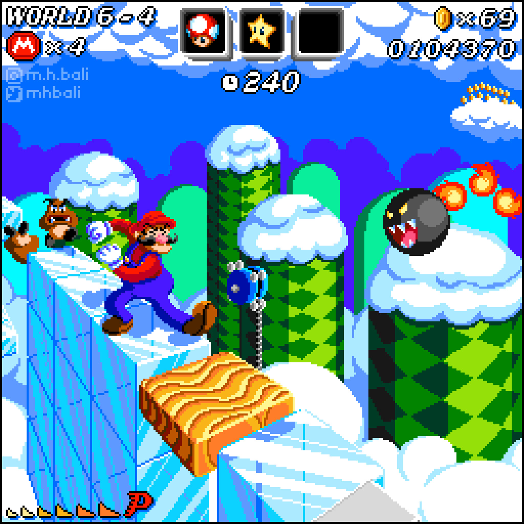 ArtStation - Super Jump Man Bros. 3 (6-4)