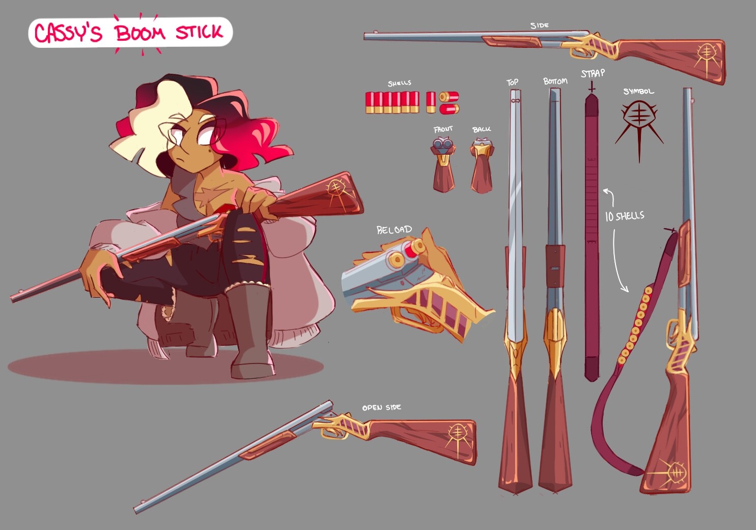 ArtStation - Boomstick Prop Design