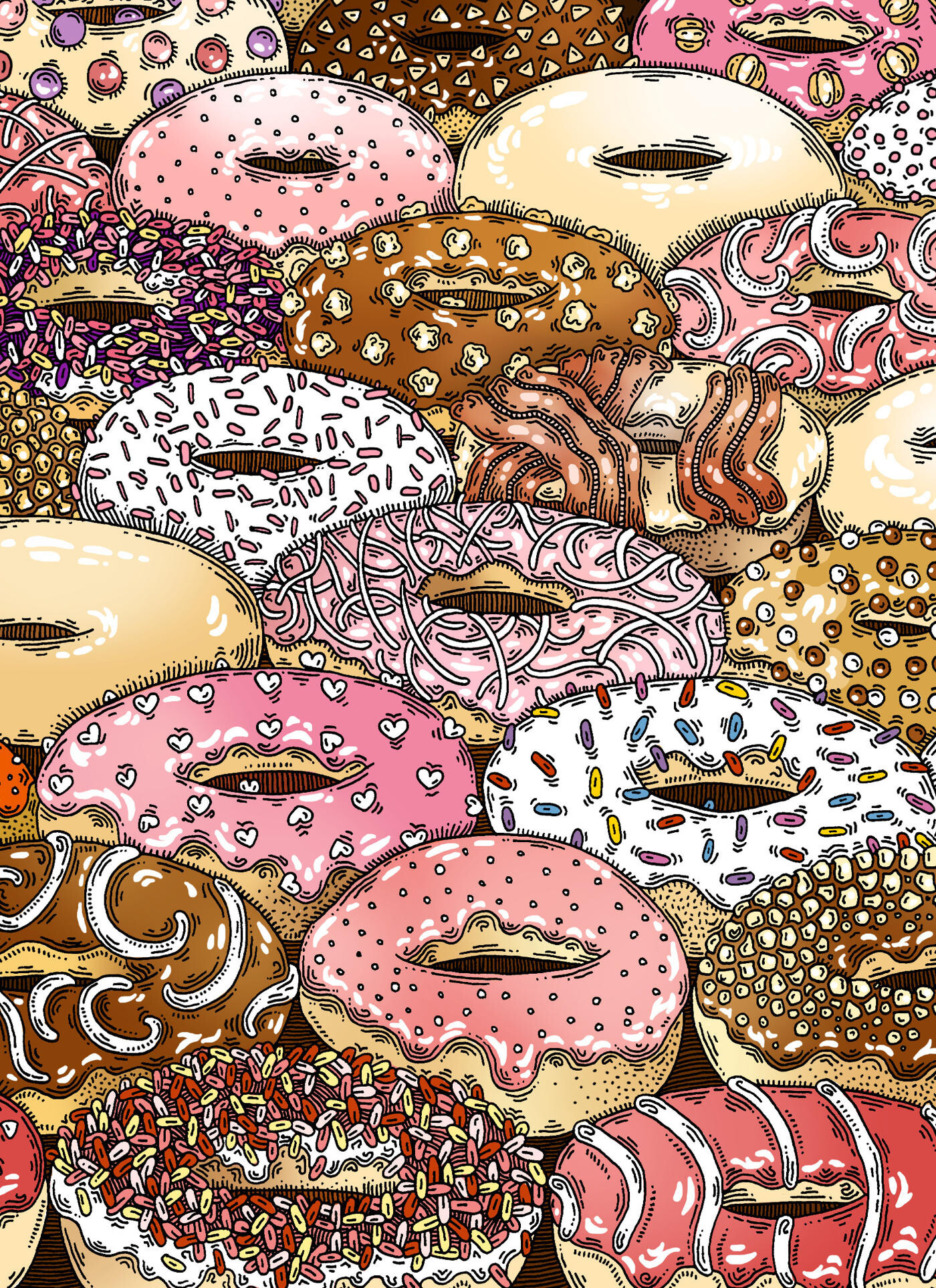 ArtStation - Doughnut Montage