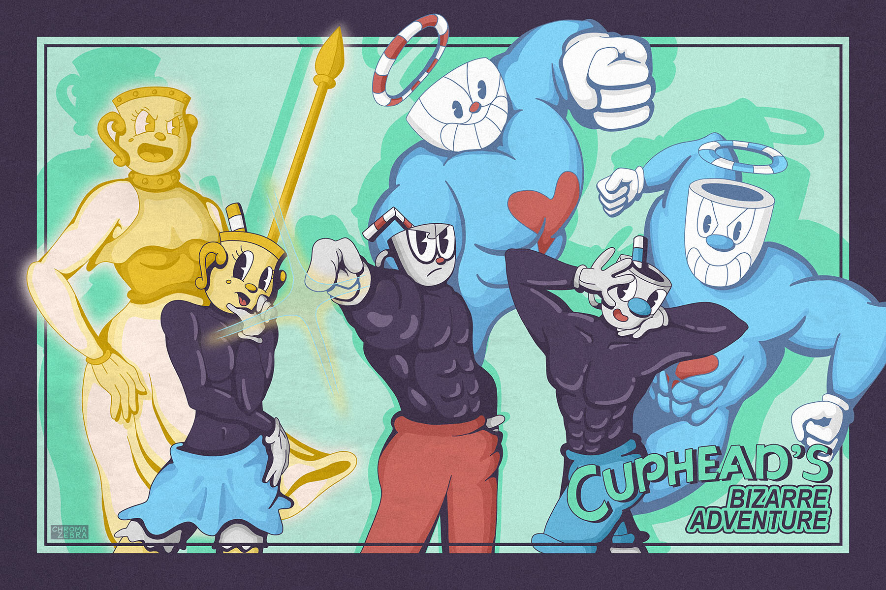 ArtStation - Cuphead's Bizarre Adventure