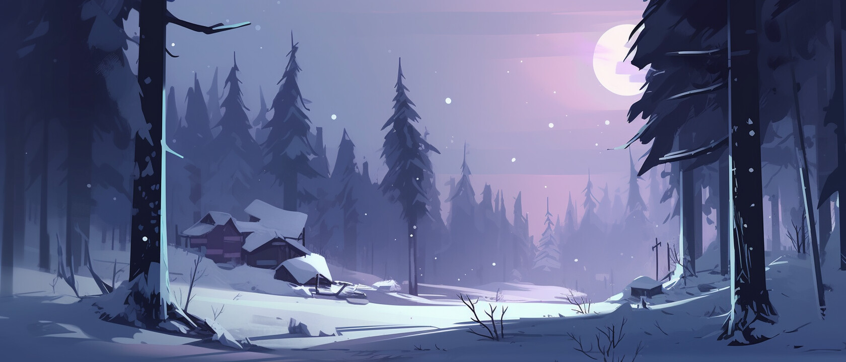 ArtStation - Frozen Whispers: Winterland's Dance