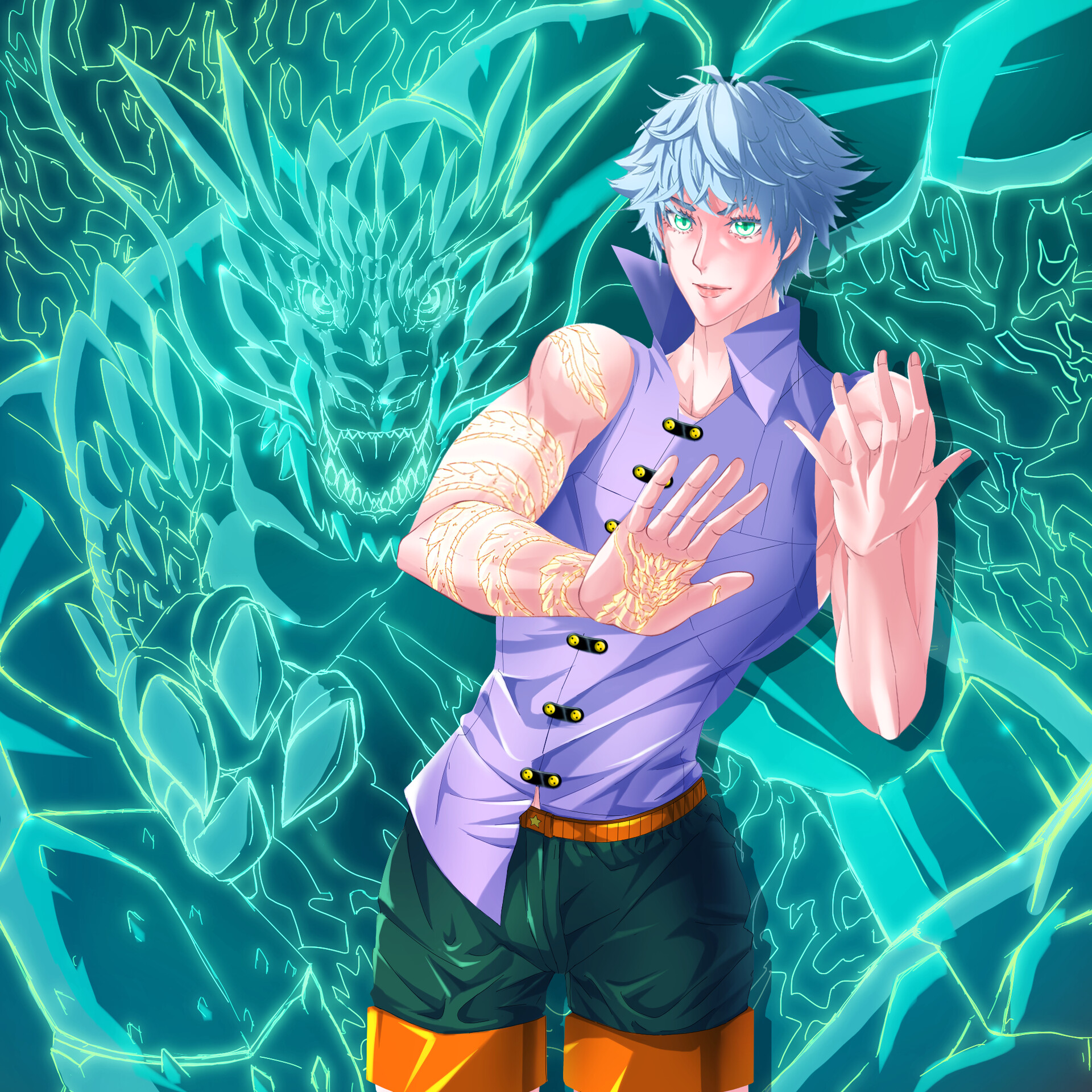 ArtStation - SOG:XXI Universe-016 - Dragon kung fu