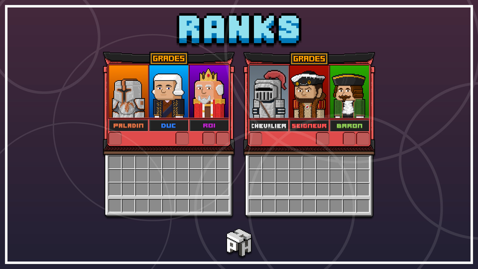 HonnV - Ranks Menu (Custom Minecraft GUI)