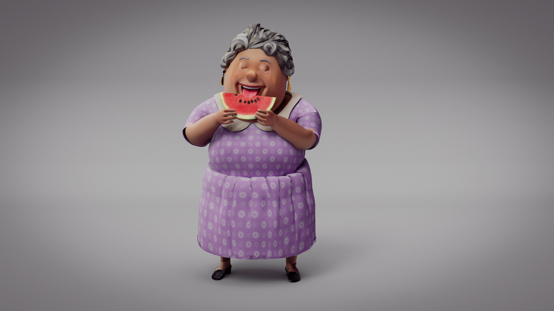 ArtStation - Stylized Character 'Old Lady'