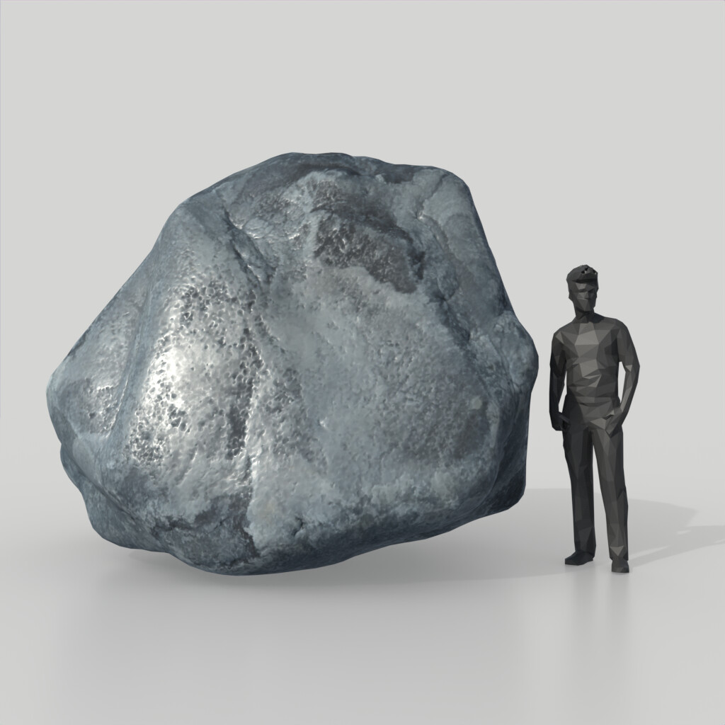 3D Models by 3D Landscape - Low poly Simple Boulder Rock 230420