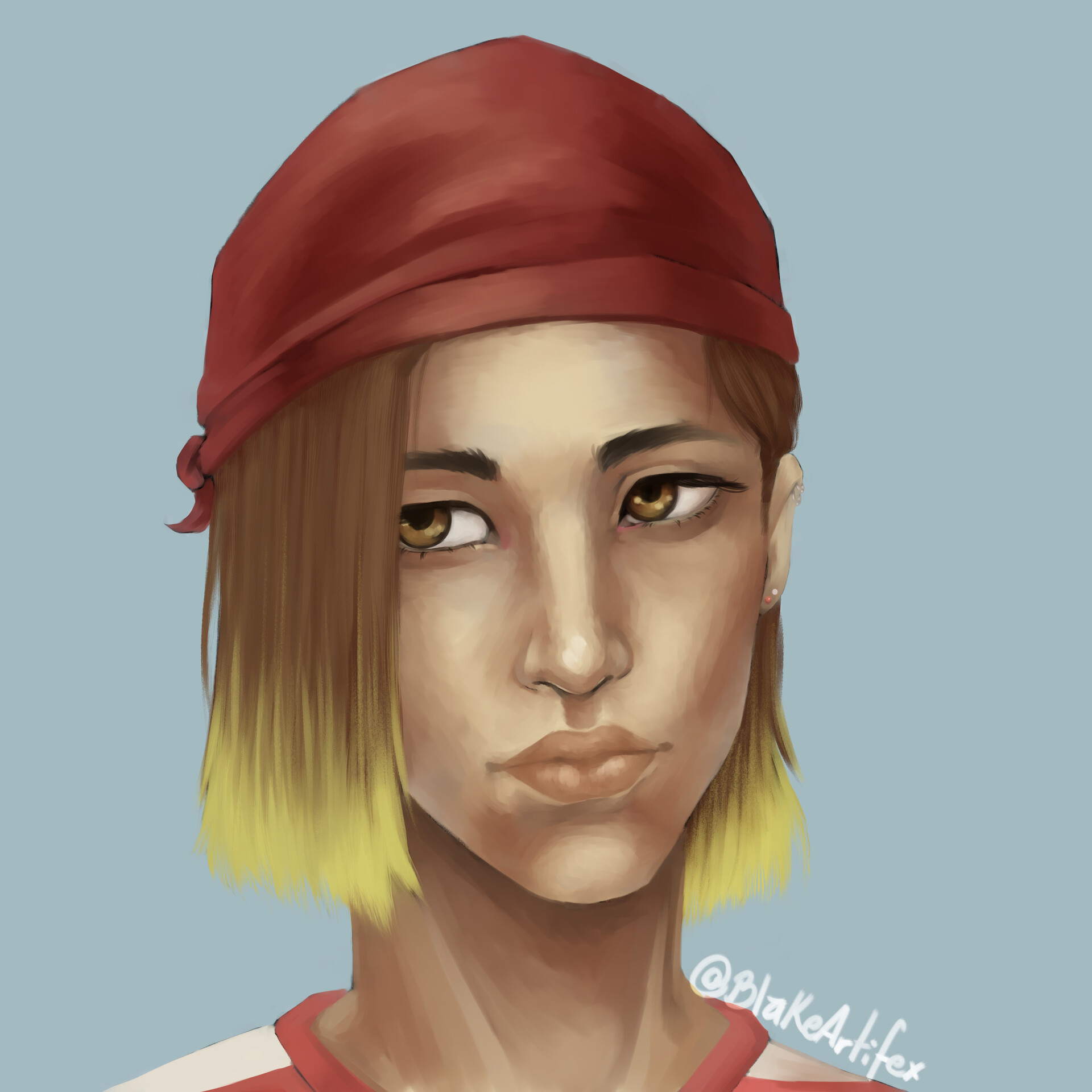 ArtStation - Blake the pirate portrait
