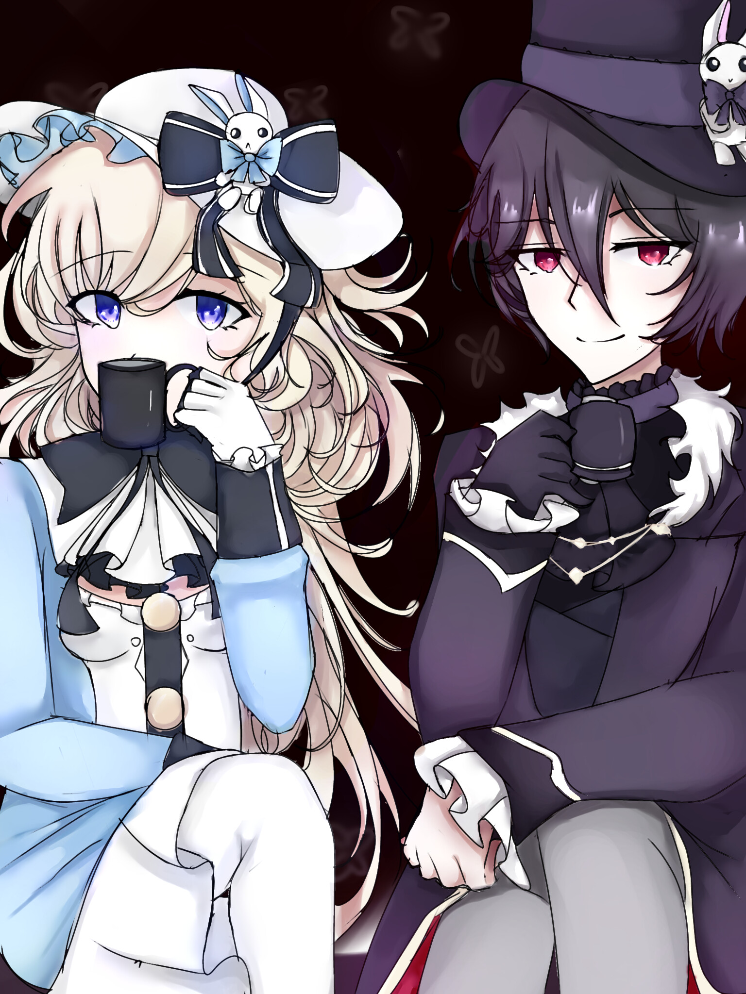 ArtStation - Alice and Tenniel from Arcaea (Fanart)